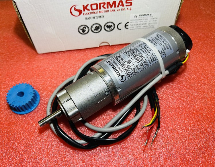 Мотор-редуктор 24VDC 300RPM 90W CCW-CW KORMAS купить в ЛЗПРО в Москве