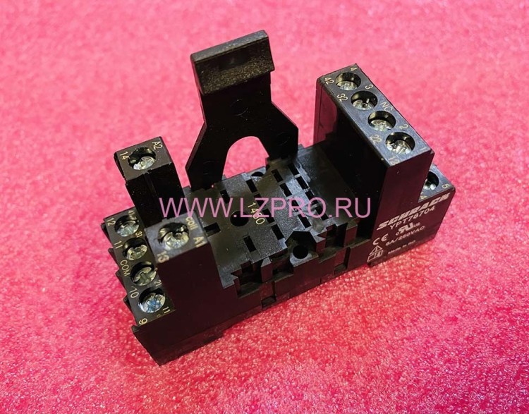 4-полюсное гнездо c винт. зажим., 6 А для реле PT YPT78704 Schrack ...
